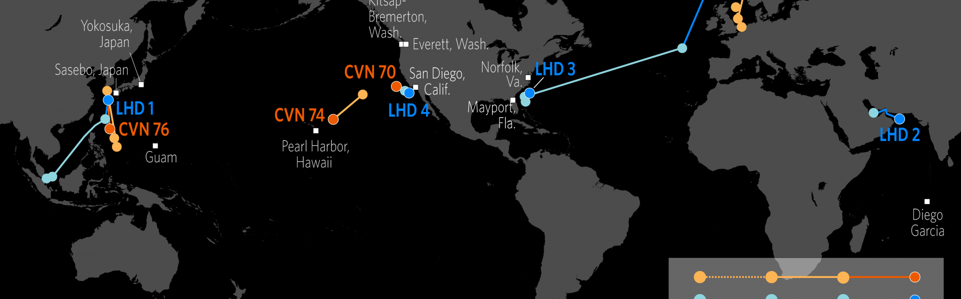 2018 Map Of Usa Navy Leaked - Map
