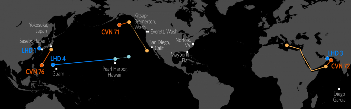 U.S. Naval Update Map: May 30, 2019