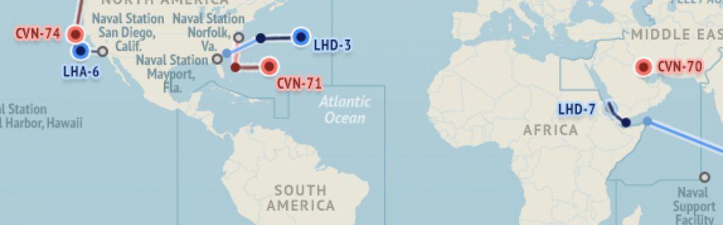 New Navy Map Of The United States Coastline - Map